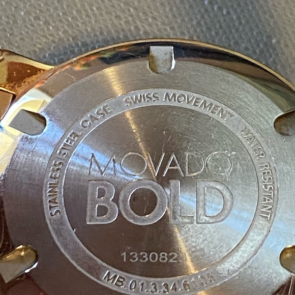 Movado | Accessories | Movado Bold Gold Watch | Poshmark